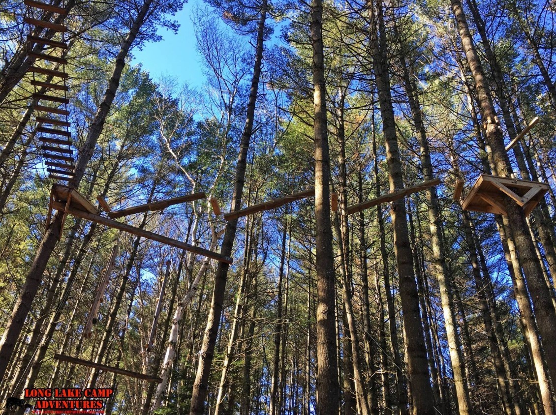 The Adventure High Ropes Course! | Long Lake Camp Adventures